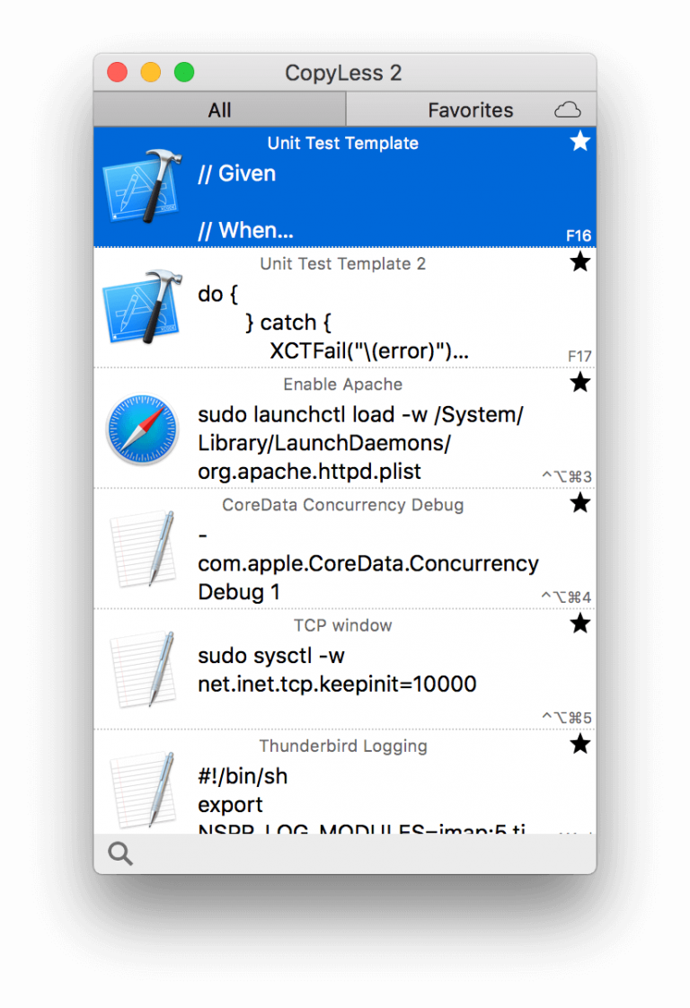 CopyLess 2 – Clipboard manager for Mac